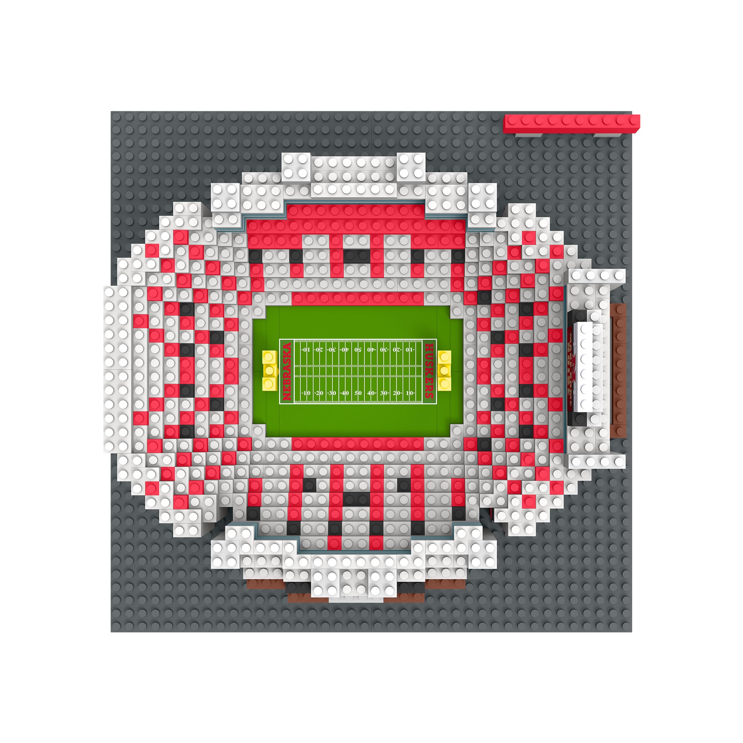 FOCO Nebraska Cornhuskers NCAA Mini BRXLZ Stadium - Memorial Stadium