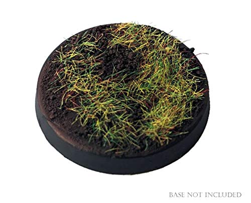 Stonehaven Miniatures Static Grass, Medium Green - 2mm Fibers - Master Quality Base & Scenery Flock - Realistic Texture & Detail - for 28mm Scale Table Top War Game Miniatures - Made in USA