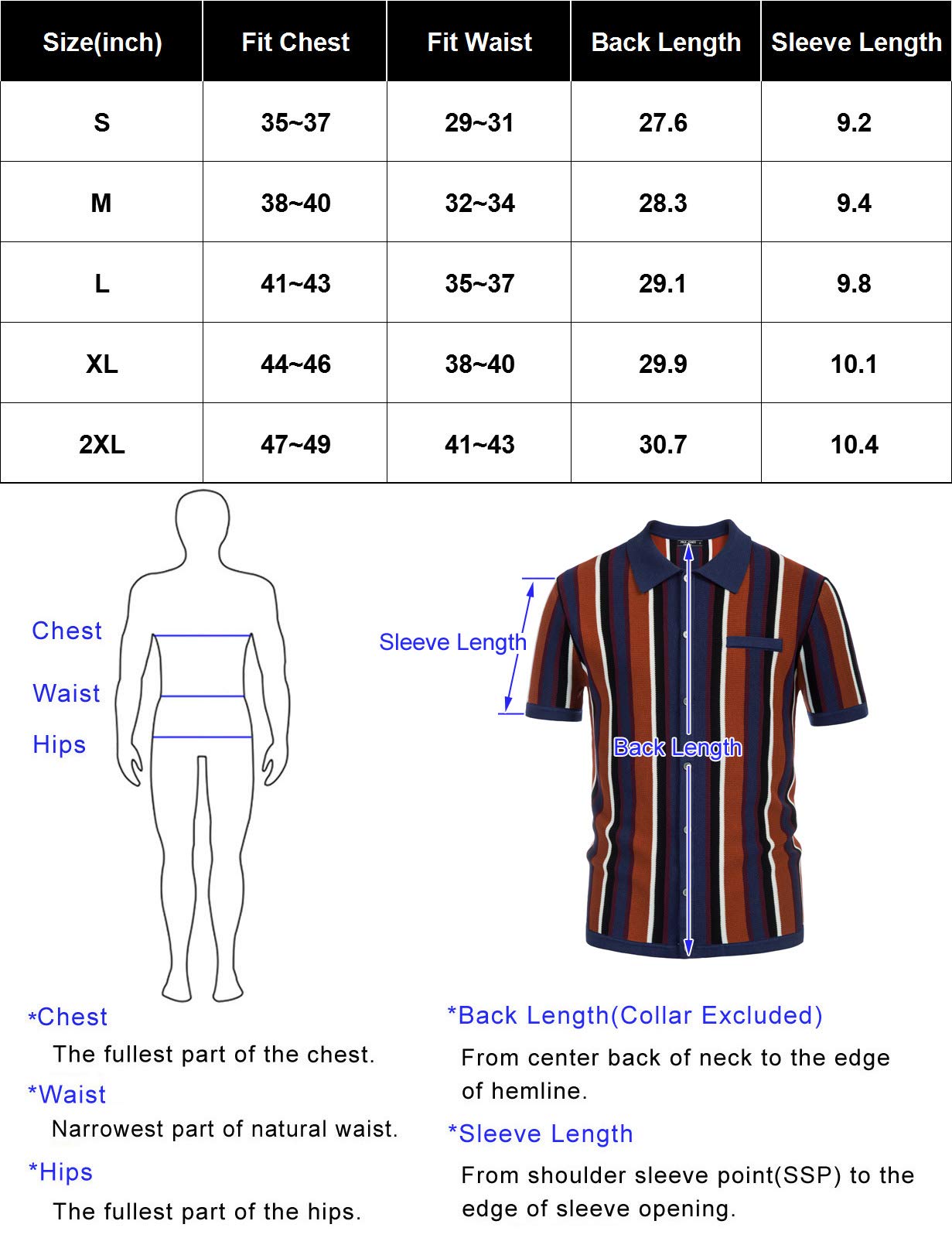 PJ PAUL JONES Mens Casual Short Sleeve Shirt Button Down Knit Stripe Polo Shirt Black M