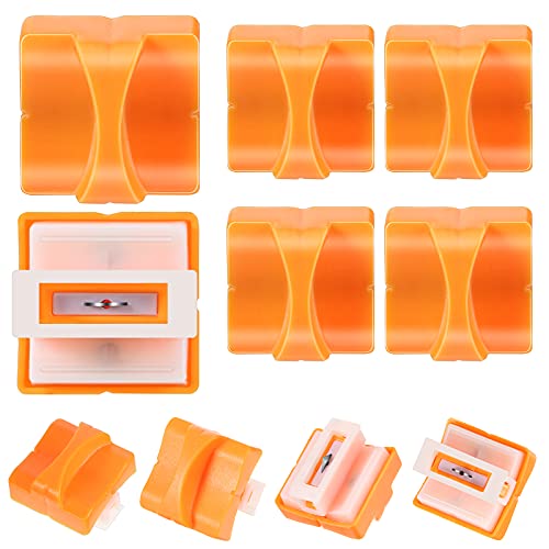 6 Pieces Paper Cutter Replacement Blades Paper Trimmer Blades Refill Craft Paper Cutting Replacement Blades for A4 Paper Cutter (Orange)