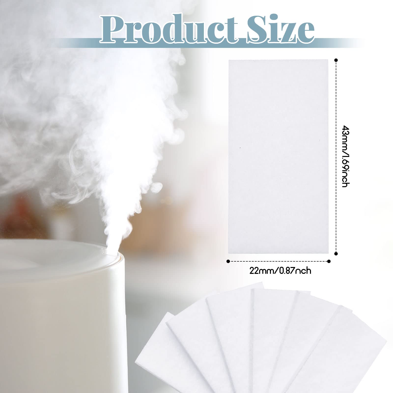 Leelosp Unscented Aroma Pads Aromatherapy Perfume Oil Diffuser Refill Pad Scented Oil Replacement Humidifierfor Home Car Scent Ball Style Plug in Diffuser Refill(100 Pieces)