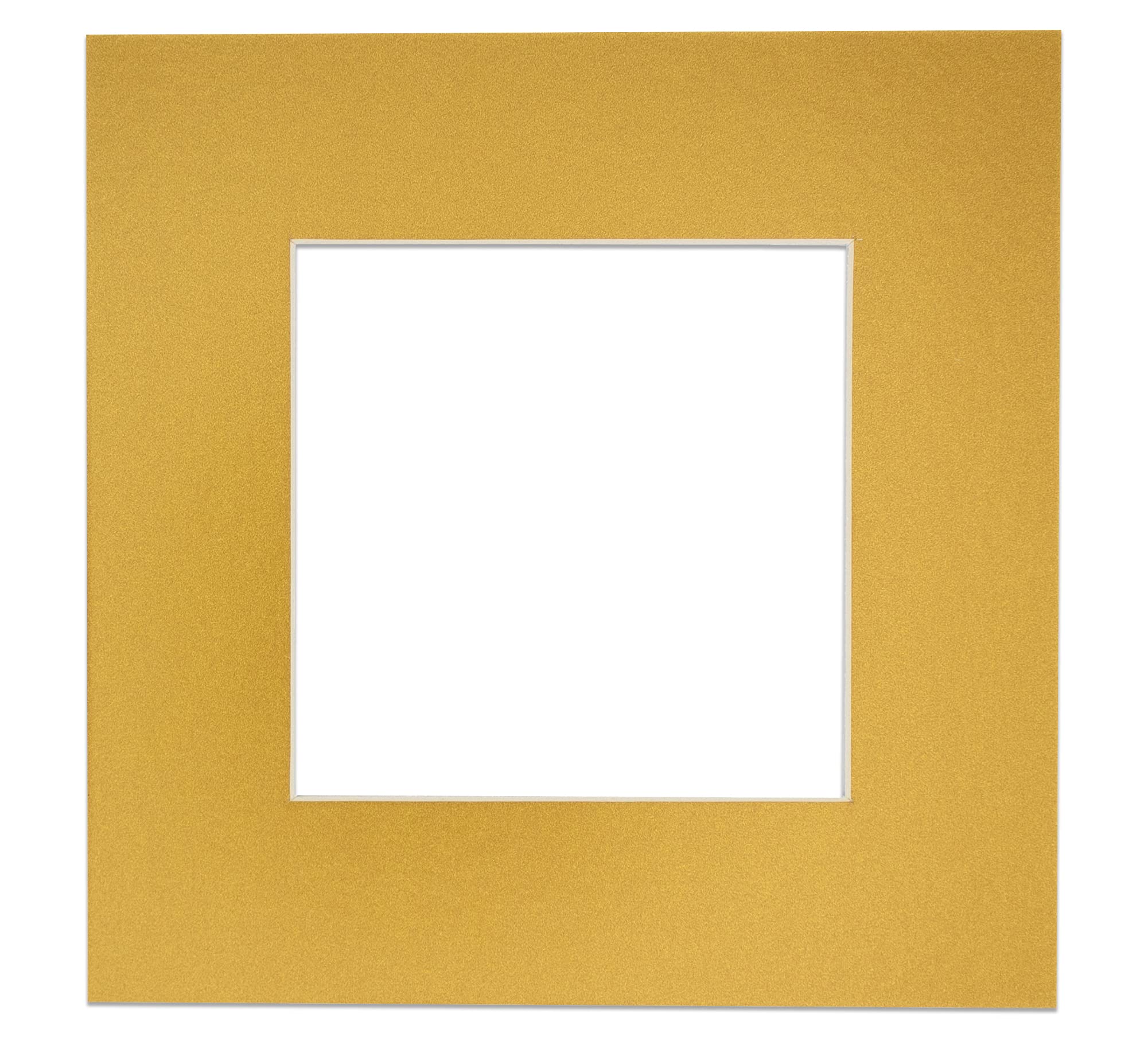 Pack of 25 Acid Free 16x20 Mats Bevel Cut for 14x16 Photos - Metallic Gold Precut Matboards With Backing Boards and Clear Photo Mat Bags For Pictures, Photos, Framing - 4-ply Thickness