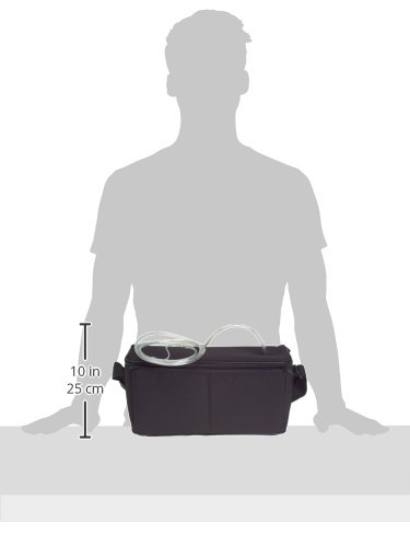 Drive Medical OP-150T Oxygen Cylinder Carry Bag, Black, Horizontal Bag