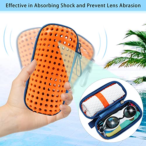 Rkyzhuang Swim Goggle Case For Swimming Goggles, Protective Cases for Goggles with Clip