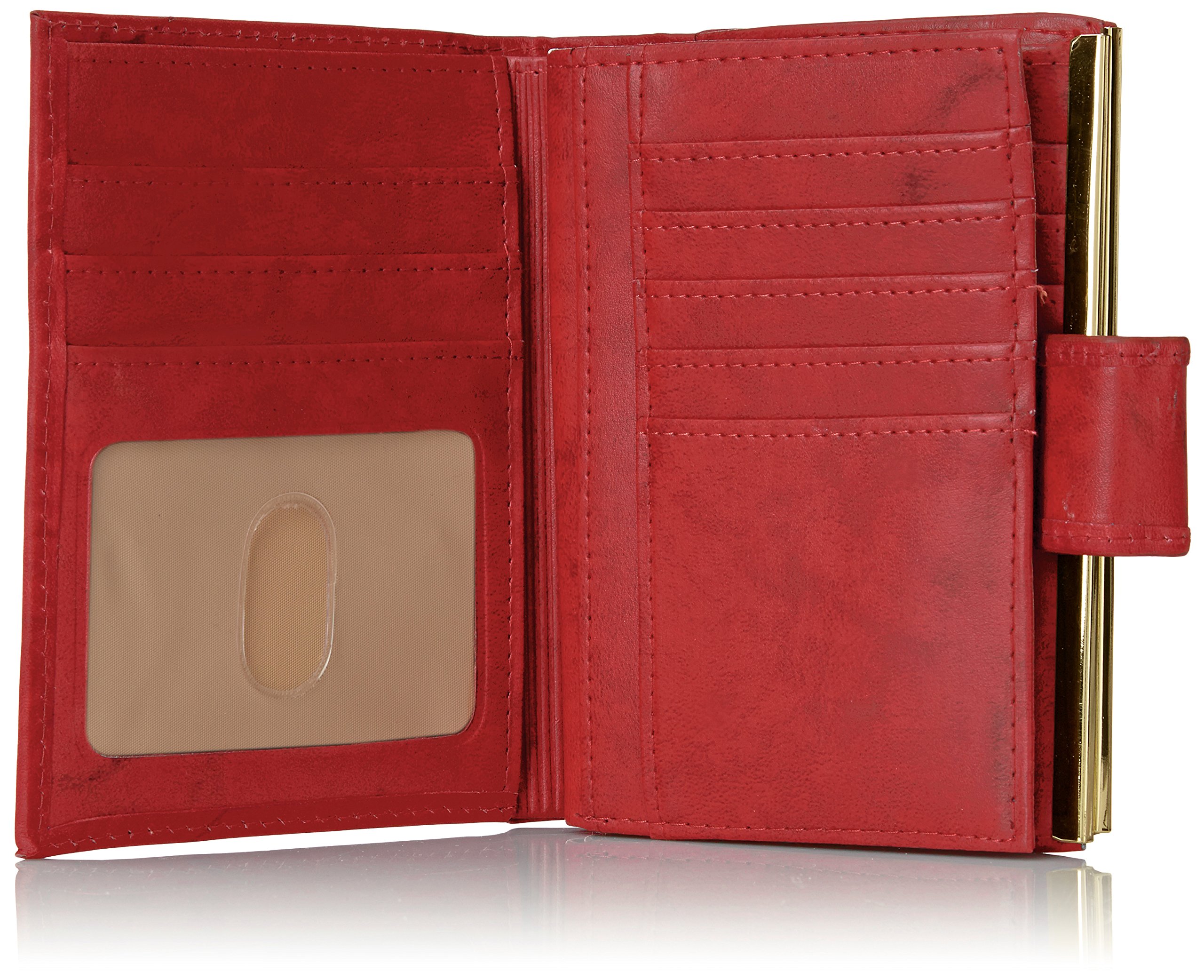 Buxton Heiress Double Cardex� (Red)