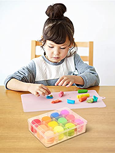 TookMag Plastic Organizer Box with Dividers - 12 Compartment Container, Storage Box Case for Jewelry Craft Tackle Pills Beads Toys Bolts and Nuts (Grid Size 2.08 x 2.04 x 2.08 in)