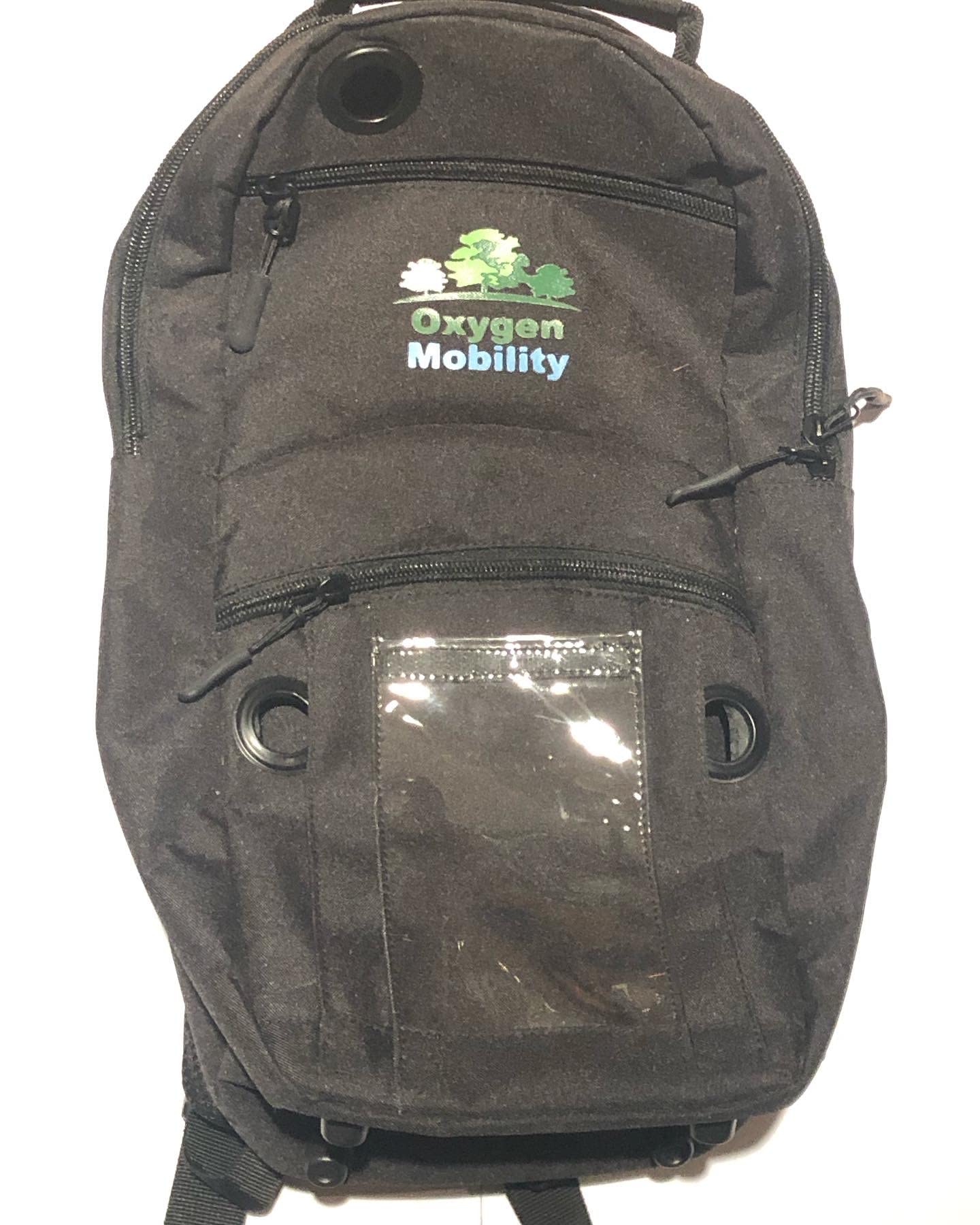 Oxygen Mobility O2Go Backpack, Black, 16 inches T x 7 inches W x 4 inches D