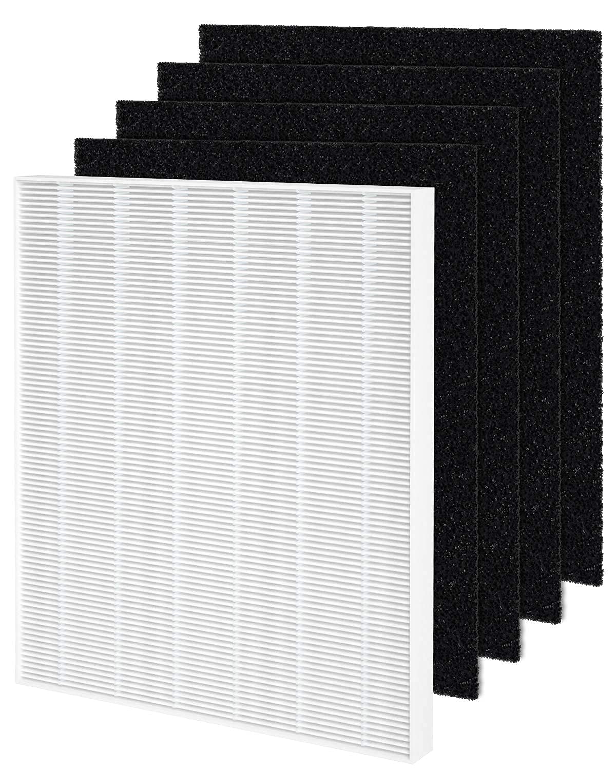 4 HEPA +4 Carbon Prefilter Compatible with Winix C535, 5300-2, P300, 5300, Repalce 115115