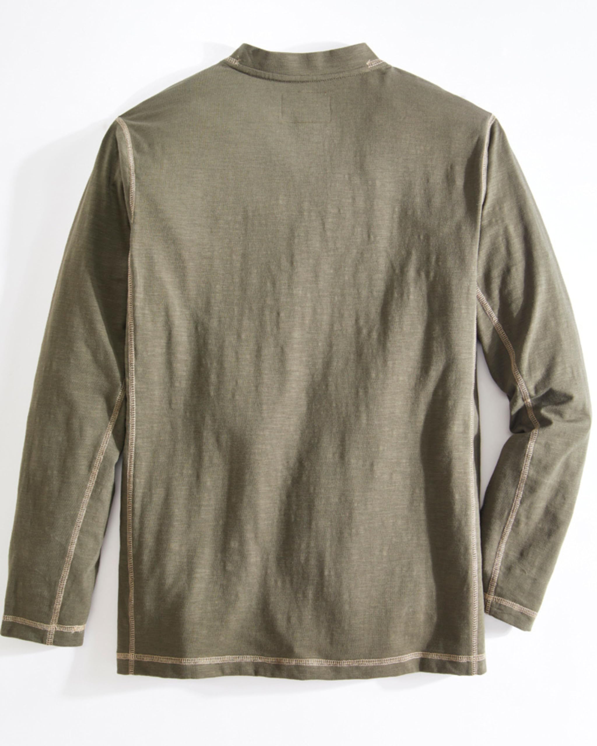 Venado Long Sleeve Shirts for Men – Flex Henley Shirts for Men Outdoor Wear (X-Large, Army)