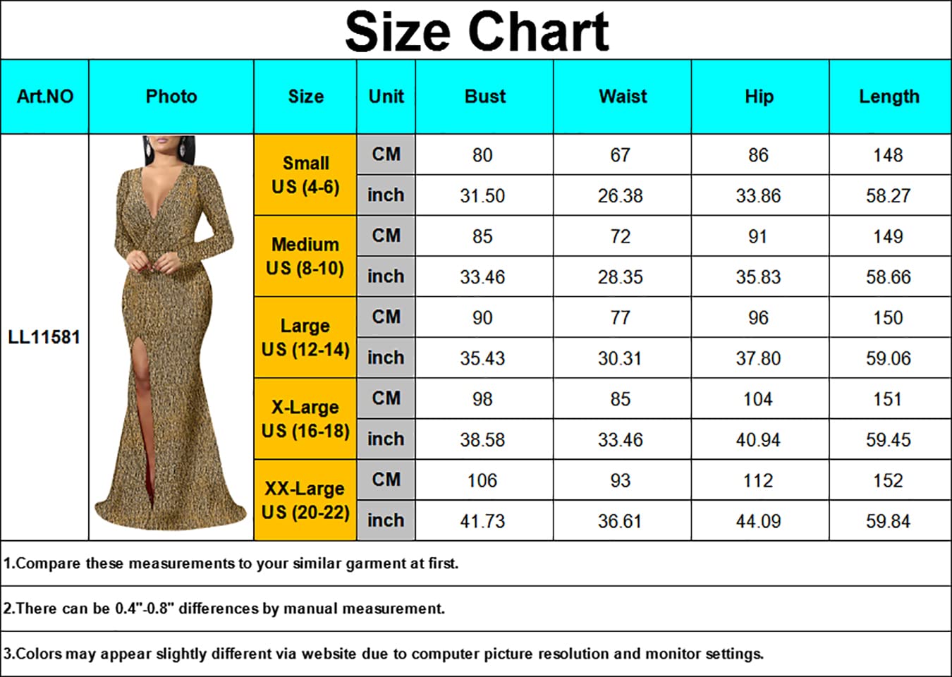 Women's Sexy Long Sleeve Sparkly Maxi Dress V Neck High Slit Wrap Formal Gown Cocktail Glitter Maxi Long Dresses Gold