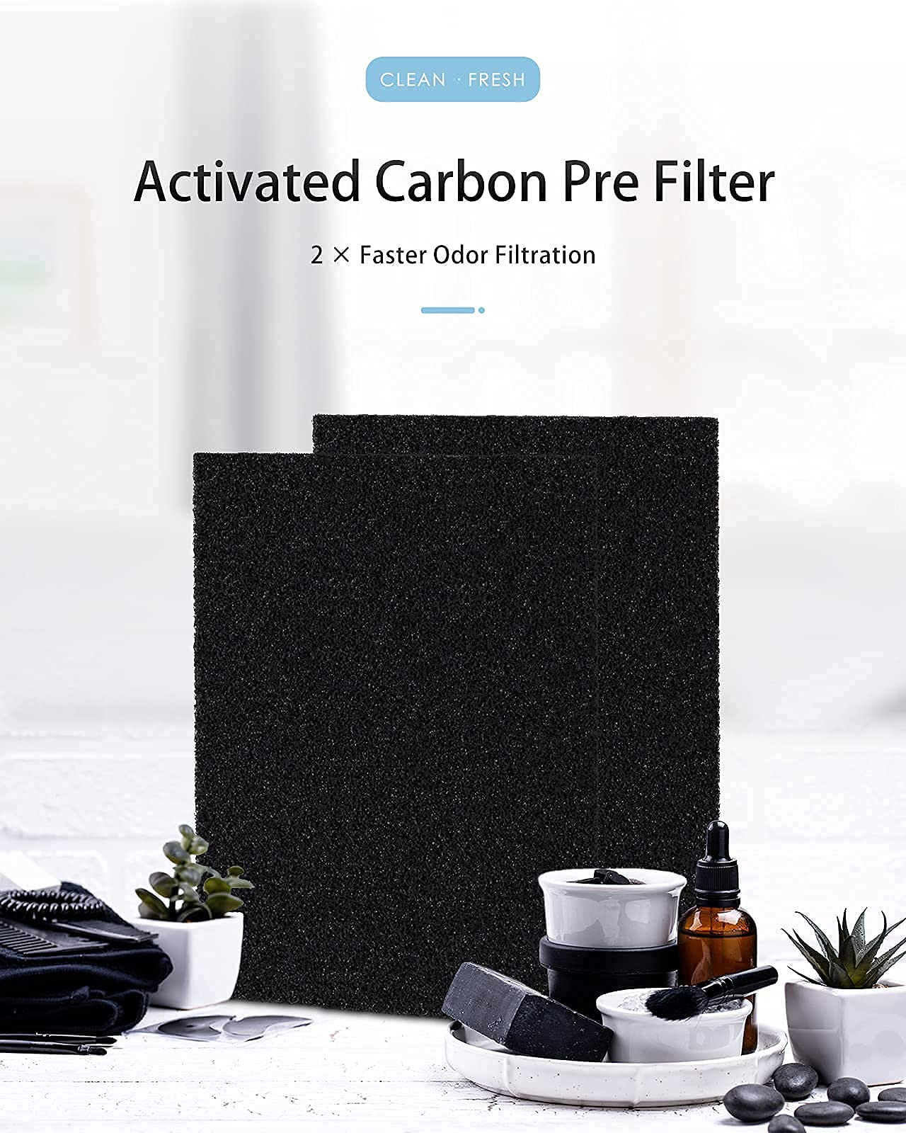 4 HEPA +4 Carbon Prefilter Compatible with Winix C535, 5300-2, P300, 5300, Repalce 115115