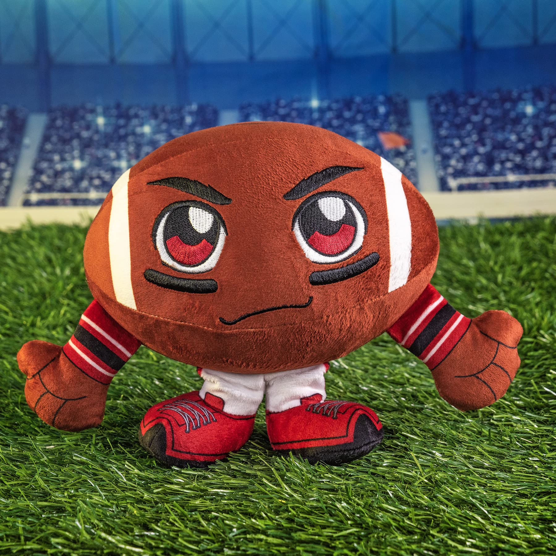 Bleacher Creatures Ohio State Buckeyes 8" Kuricha Football Sitting Plush- Soft Chibi Inspired Plush