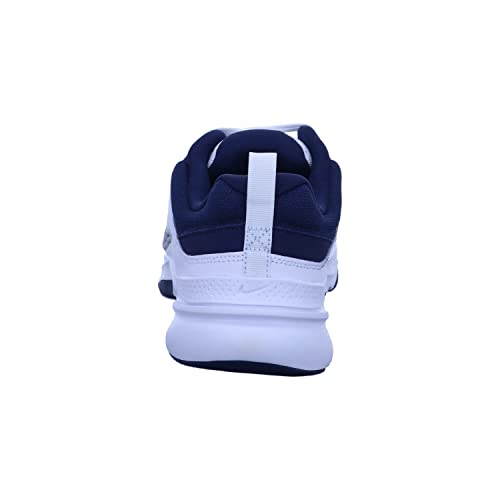Nike Men's Gymnastics Shoes, White Midnight Navy MTLC Silver, 11 US