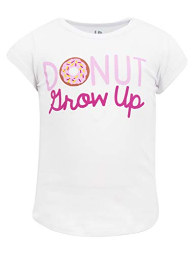 Unique Baby Girls Donut Grow Up Birthday Ruffle Pant Outfit (2t)