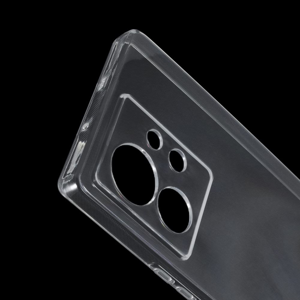 for Infinix Zero Ultra 5G X6820 Case, Soft TPU Back Cover Shockproof Silicone Bumper Anti-Fingerprints Full-Body Protective Case Cover for Infinix Zero Ultra 5G X6820 (6.80 Inch) (Transparent)