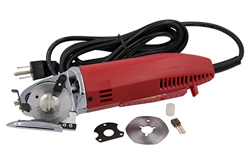 Hercules AS100-K Electric Rotary Fabric Mini Cutter & Round Knife Cutting Machine with Hercules Replacement Parts (Hercules AS100-K Cutter)