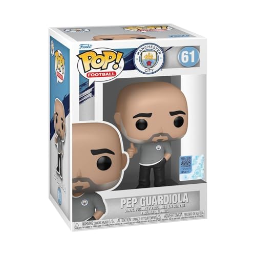 Funko POP! Football: Pep Guardiola - Manchester City FC - Collectable Vinyl Figure - Gift Idea - Official Merchandise - for Kids & Adults - Sports Fans - Model Figure for Collectors