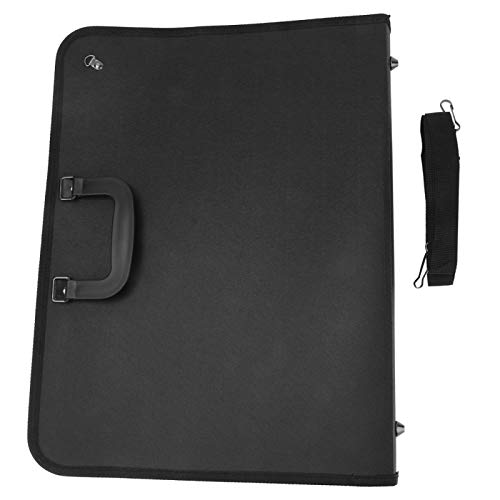 18.9 x 14.5inch Art Portfolios Portable Painting Plate Bag A3 PVC Ding Sketch Board Storage File Bag Document Carry Case