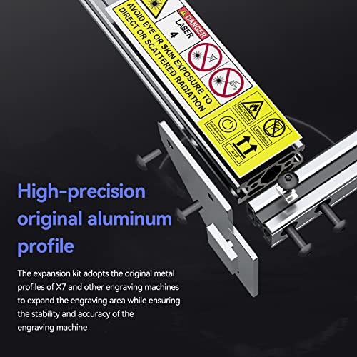 ATOMSTACK Engraving Area Expansion Kit for ATOMSTACK X7 Pro, X7, S10 Pro, A10 Pro, A5 M50 Pro Engraving Machine, Expand The Engraving Area to 850x410mm, Same Color Original Metal Profile