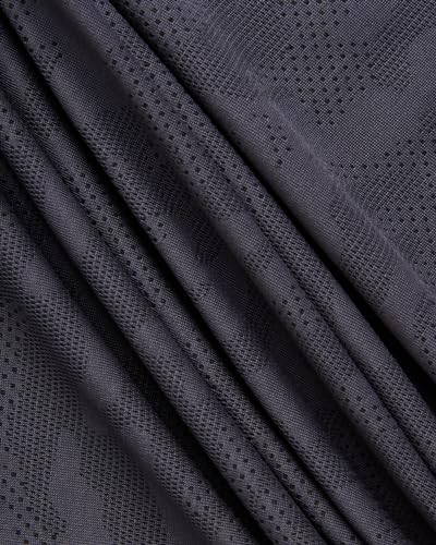 Spyder Men's Active Shirt - Camo Long Sleeve Performance Workout Training Shirt - Lightweight Workout Shirt for Men (S-XL), Size Large, Burnt Charcoal