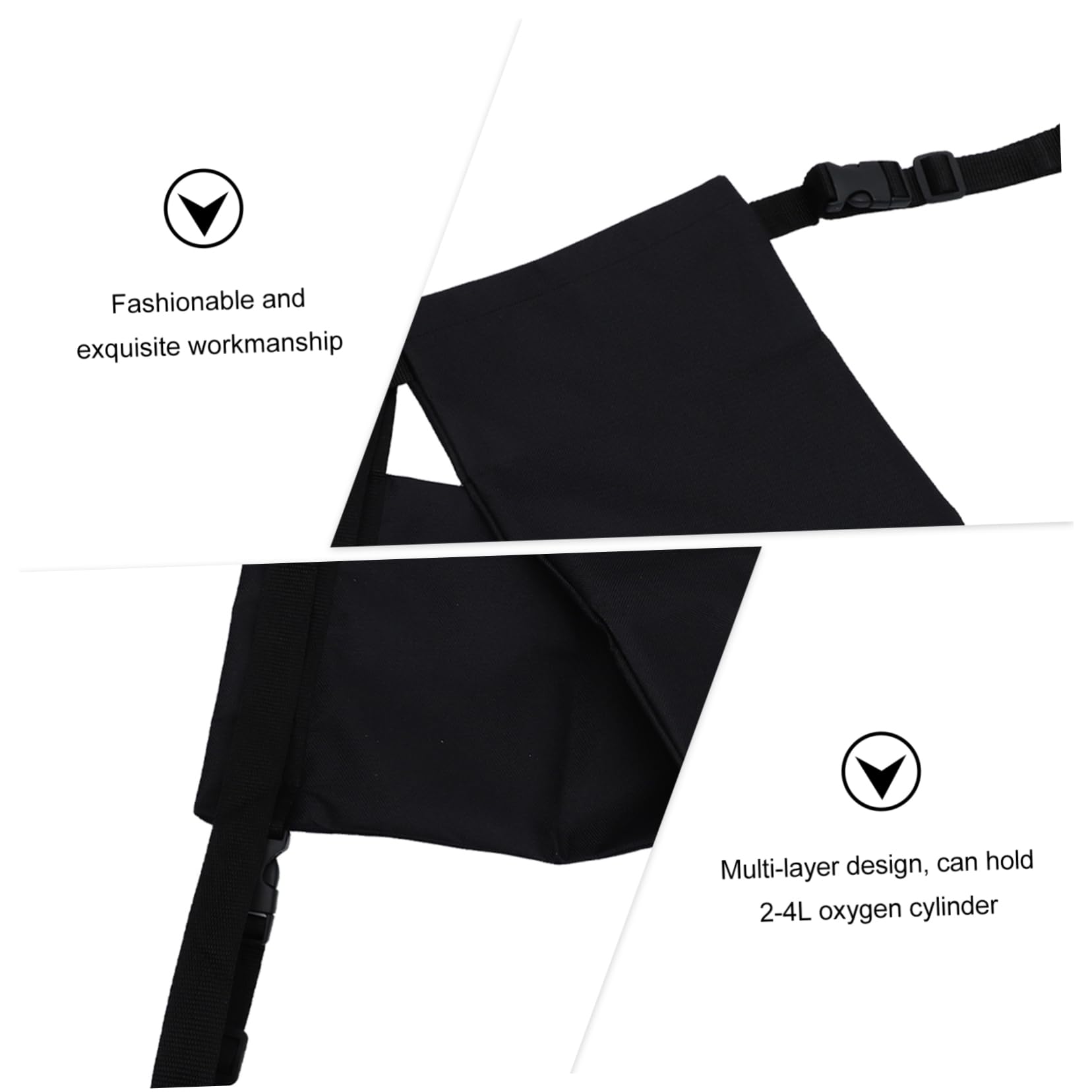 ERINGOGO 2 Pcs Oxygen Cylinder Buggy Bag Oxygen Cylinder Holder Oxygen Tank Holder for E Oxygen Tanks Adjustable Stand Mesh Backpack Oxygen Tank Pouch Handbag 600d Oxford Cloth Wheelchair