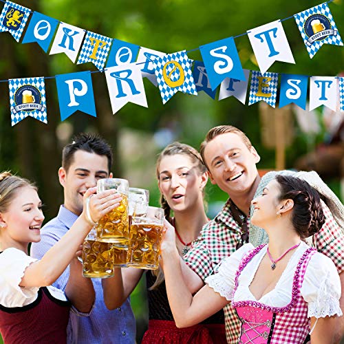 Oktoberfest Banner German Beer Festival Decorations Bavarian Oktoberfest Party Supplies