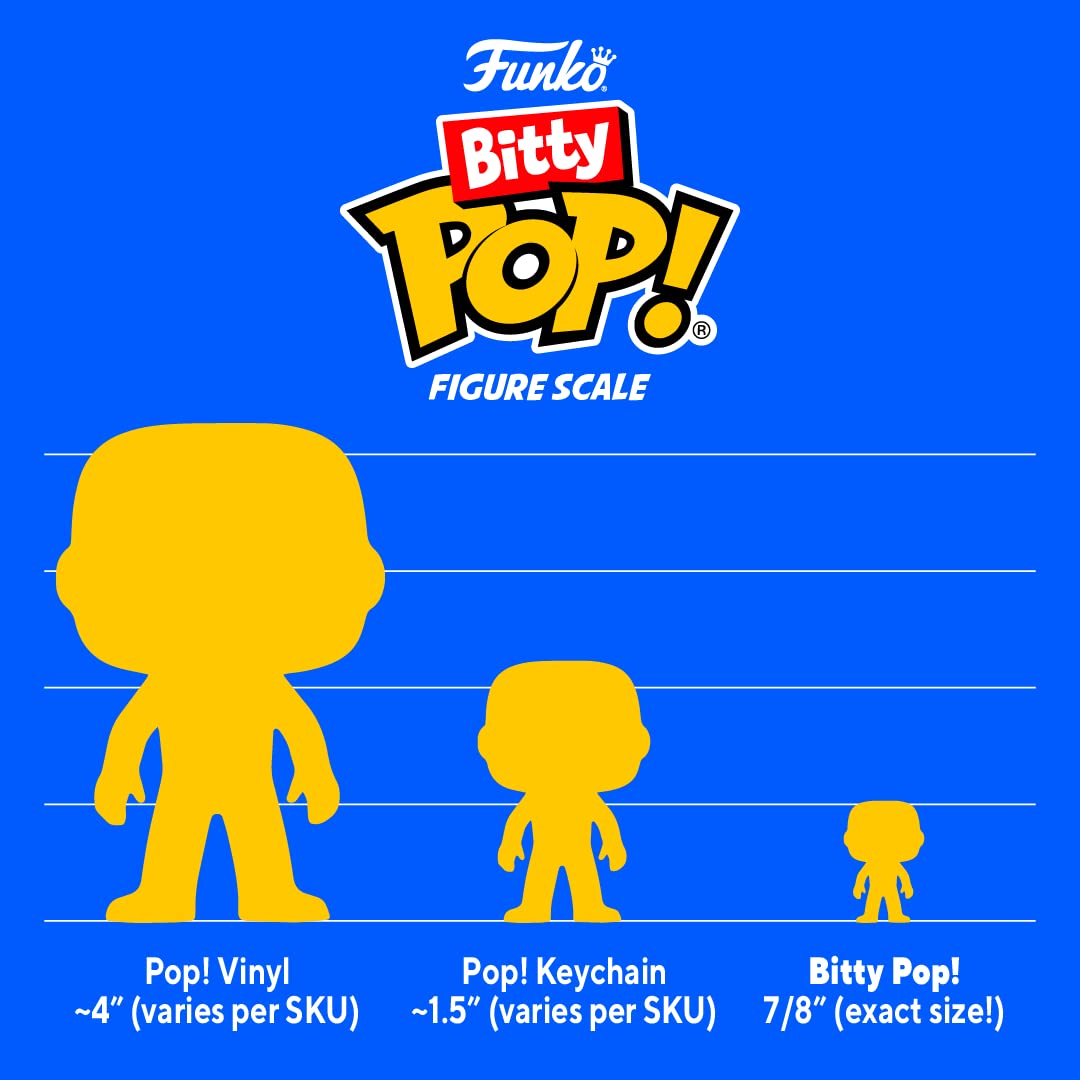 Funko Bitty POP! DC - Batgirl, 4-Pack - Batman, Batgirl, The Riddler and A Surprise Mystery Mini Figure - 0.9 Inch (2.2 Cm) - DC Comics Collectable - Stackable Display Shelf Included - Gift Idea