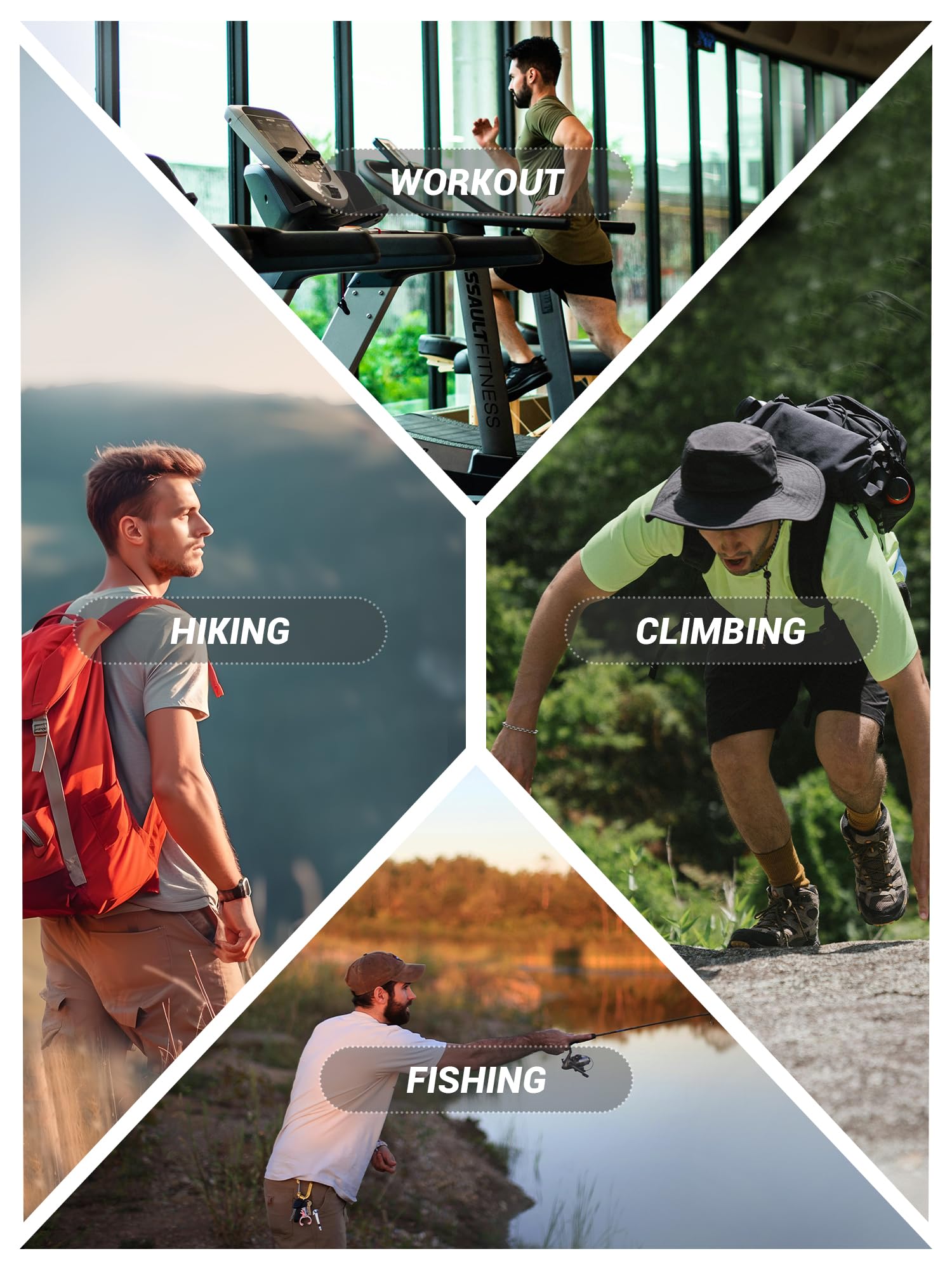 T-Shirts for Men Quick Dry Top Tee Rash Guards Running Shirt Dry Fit Lightweight Sun Shirts Gym Active T-Shirt Sky Blue