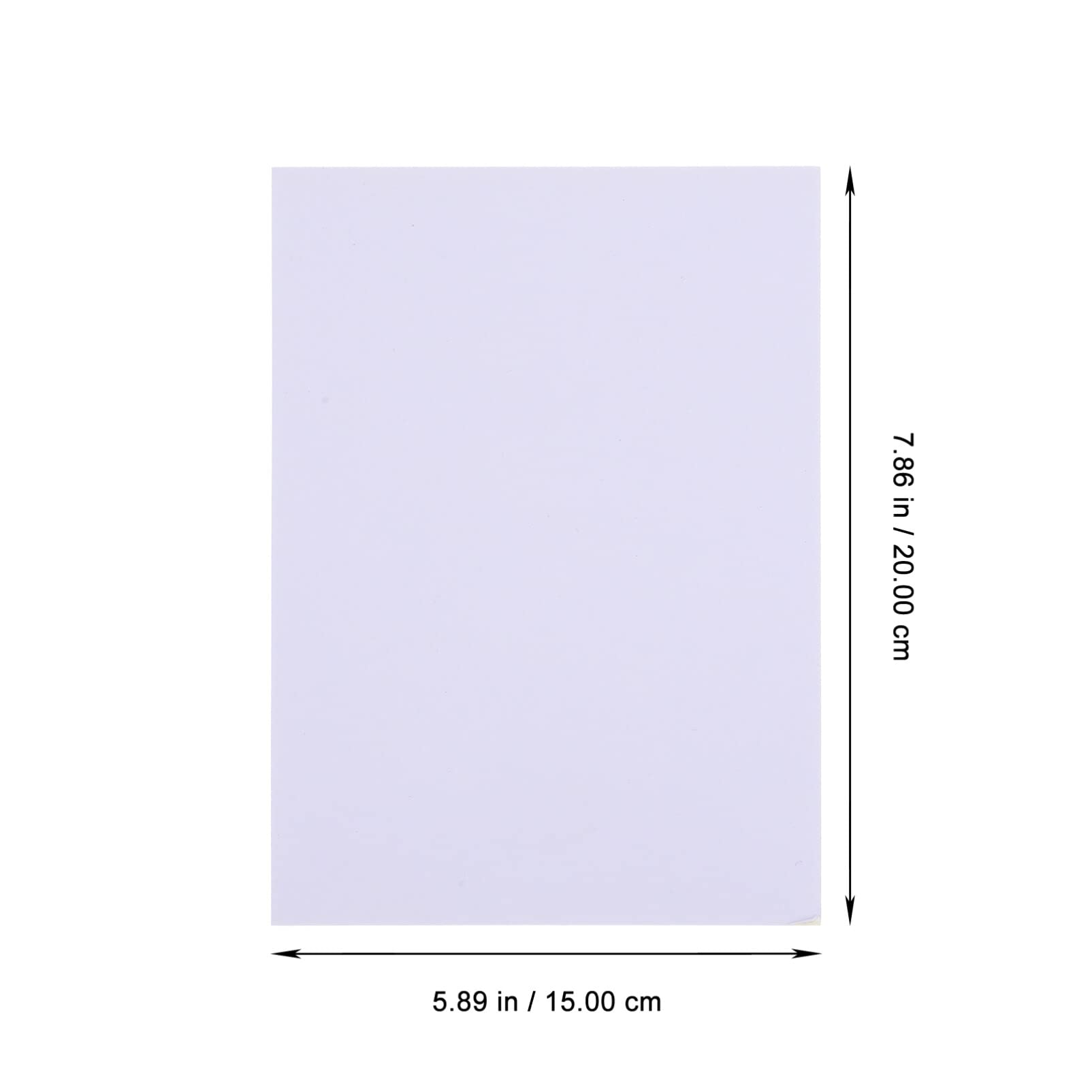 EXCEART 20Pcs Photo Frame Paper pre-Cut Frame mat Photo Frame Matte core Bevel Cut Mattes Backing Board matboard Uncut Photo mats Photo Board mat Photo pad White Suite Nonporous