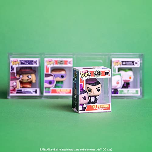 Funko Bitty POP! DC - Batgirl, 4-Pack - Batman, Batgirl, The Riddler and A Surprise Mystery Mini Figure - 0.9 Inch (2.2 Cm) - DC Comics Collectable - Stackable Display Shelf Included - Gift Idea