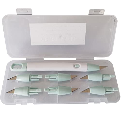 Corey-z Precision Craft Knife Kit, Exacto Knife Set, Carving Hobby Knife, Utility Craft Cutting Tool Coming With 6 Additional Blades For Art, Scrapbooking, Cutter, Stencils, and DIY Projects