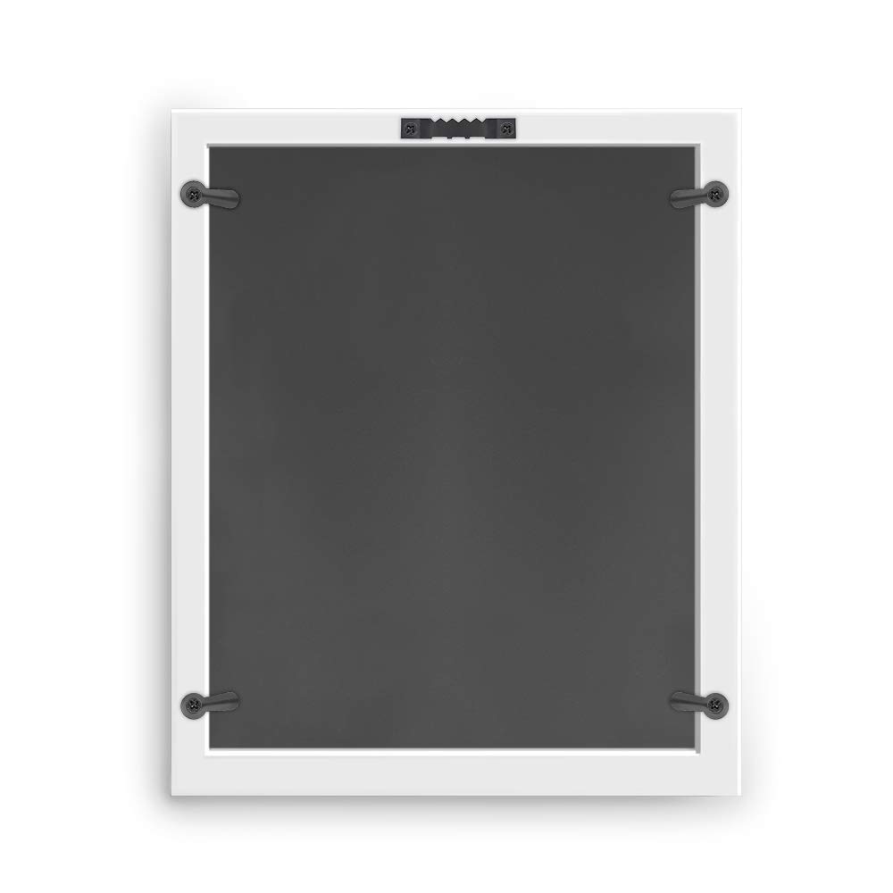 Powlankou 200 Piece Picture Hanger Kit, Including 100 Sawtooth Picture Frame Hangers and 100 Frame Turn Buttons with Screws