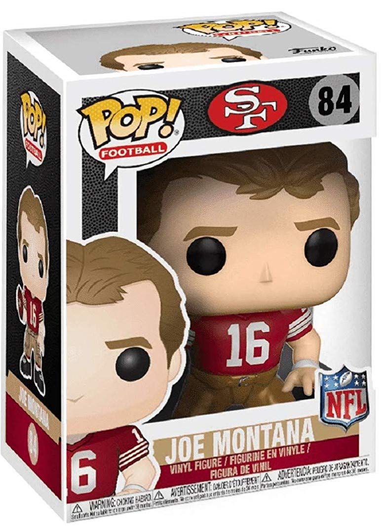 Joe Montana (49ers Home) Funko Vinyl Figure (Bundled with Compatible Box Protector Case)