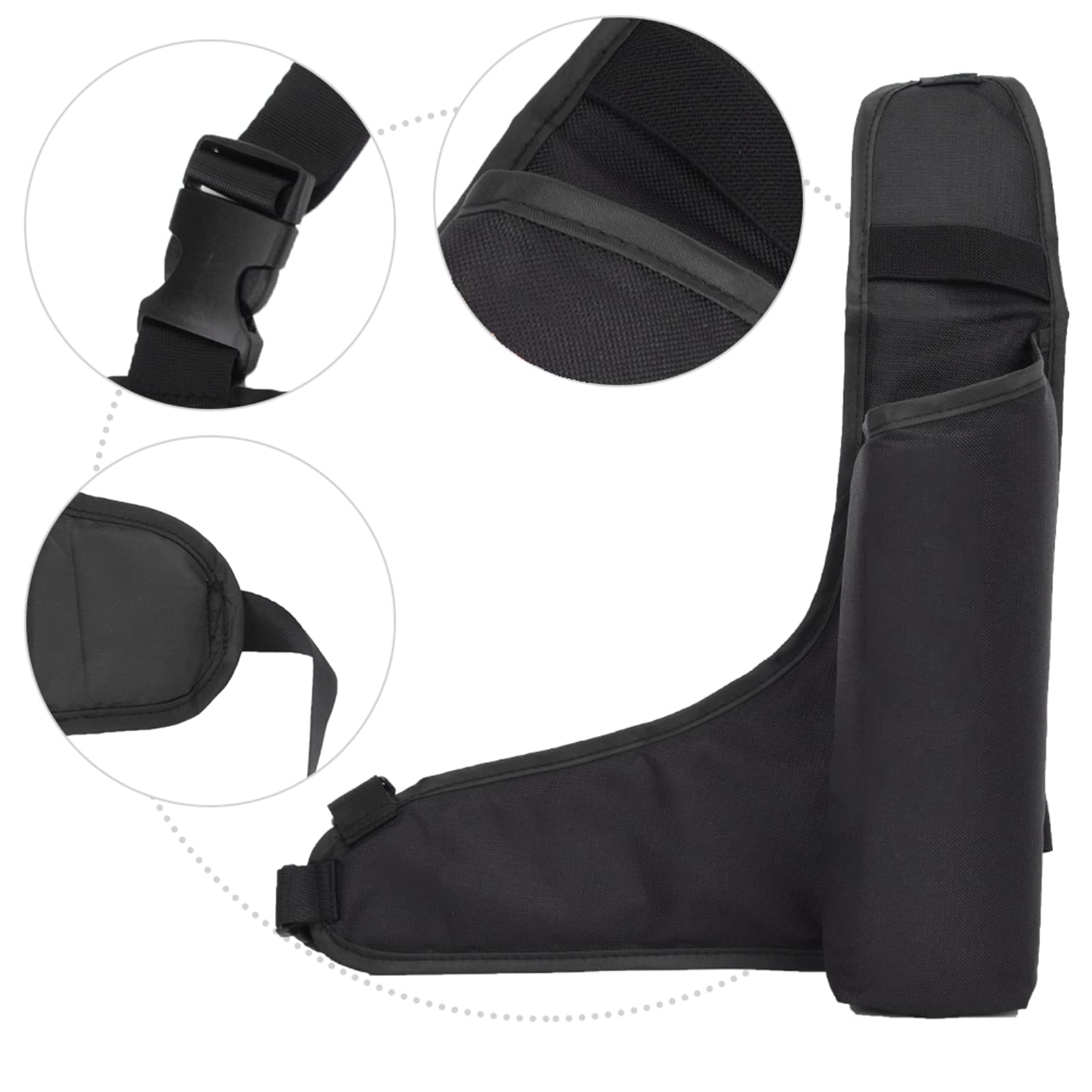 Honio Oxygen Bag, Oxygen Bottle Bag Portable Black Waterproof for Underwater Activity (S408)
