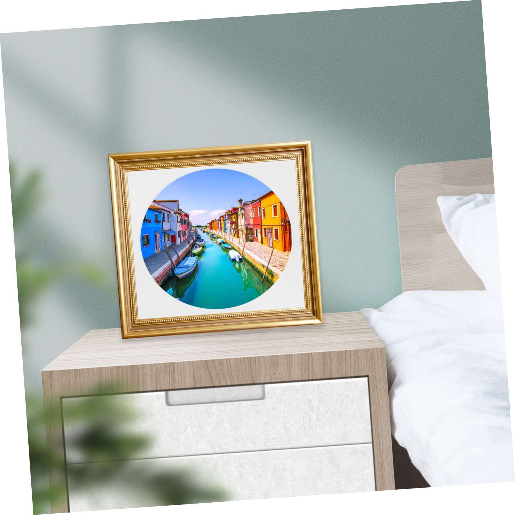 jojofuny Photo Frame Mat 3pcs Square Holes Matboard for Picture Frames Picture Frame Mats Photo Art Display Safe Sturdy