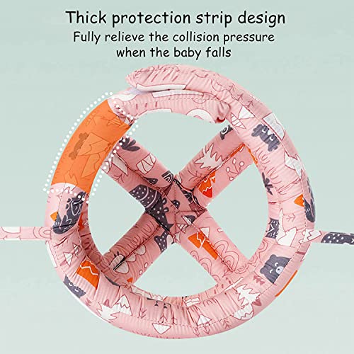 iCookii Toddler Walking Helmet Head Protector for Baby Walking No Bumps Safety Head Protective Hat Head Cushion Cap Breathable Child Safety Helmet for Running Walking Crawling