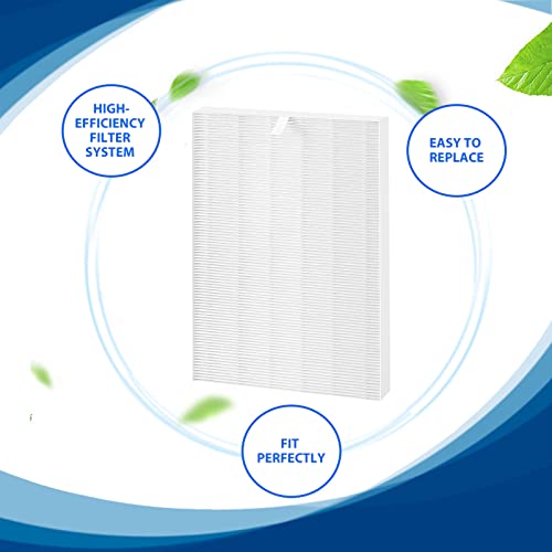 114190 True HEPA Replacement Filters B Compatible with Winix 9500 U300 P300 WAC9000 WAC9500 WAC5000 WAC5000b WAC5300 WAC6300 WAC5500 Air Cleaner, Compared to Winix Filter B 114190 (2 Pack HEPA Only)