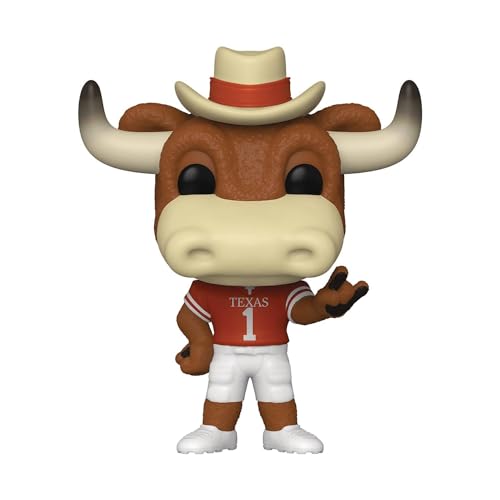 POP Mascots: University of Texas - Hook 'Em, Multicolor, 3.75 inches