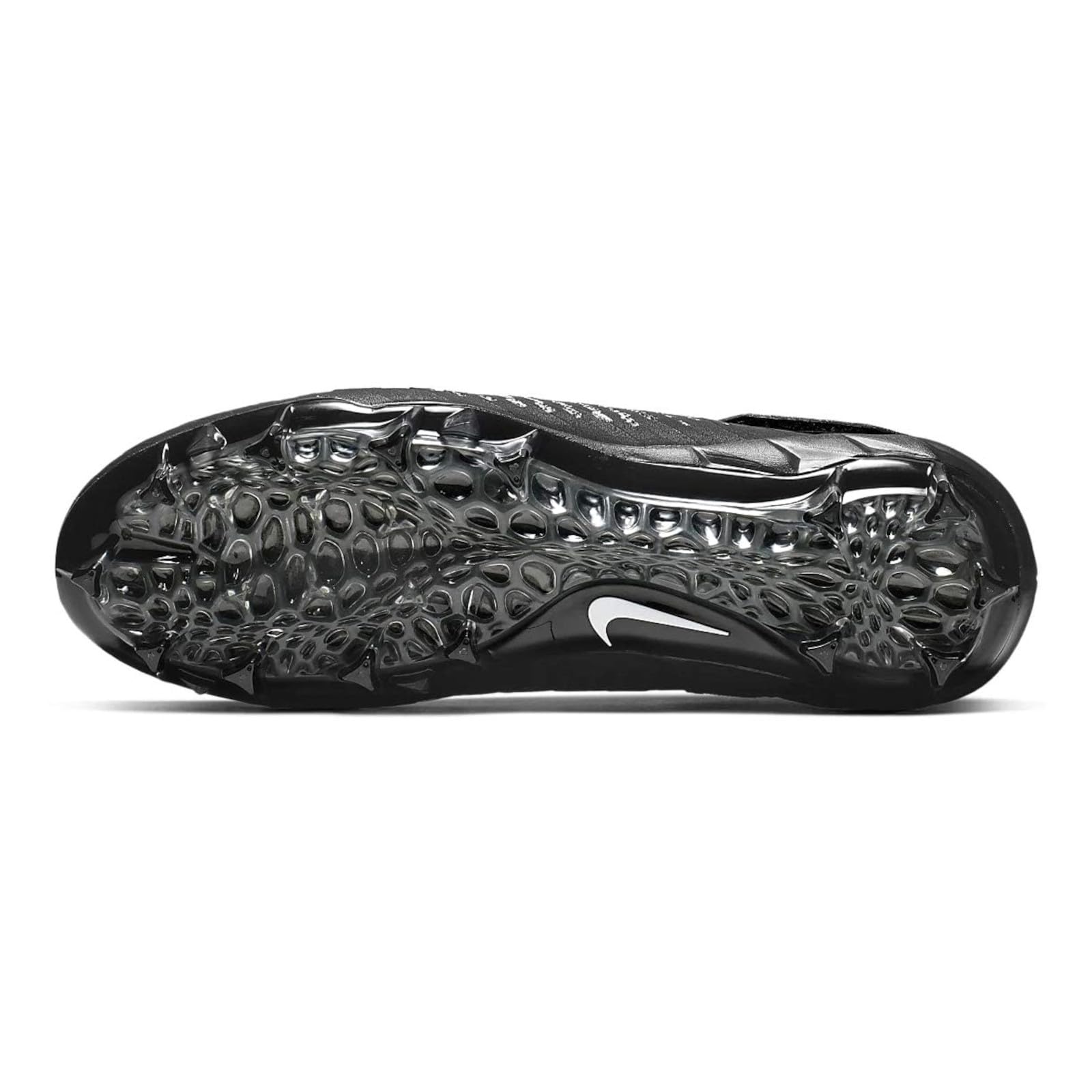 Nike Men's Alpha Menace Pro 2 D Football Cleats - Black/White,13M US