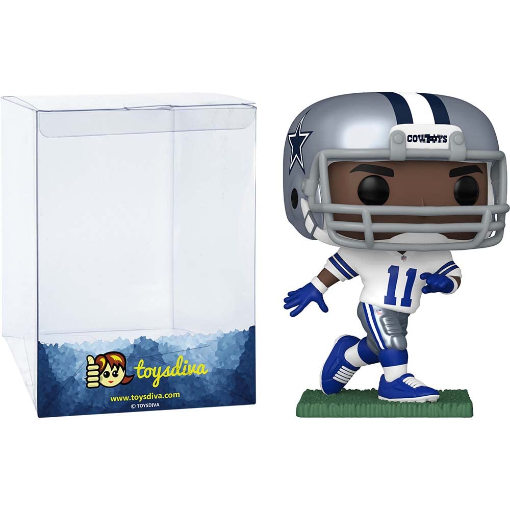 Micah Parsonβs: Pβoβpβ! Football Vinyl Figurine Bundle with 1 Compatible 'ToysDiva' Graphic Protector (171-65686 - B)
