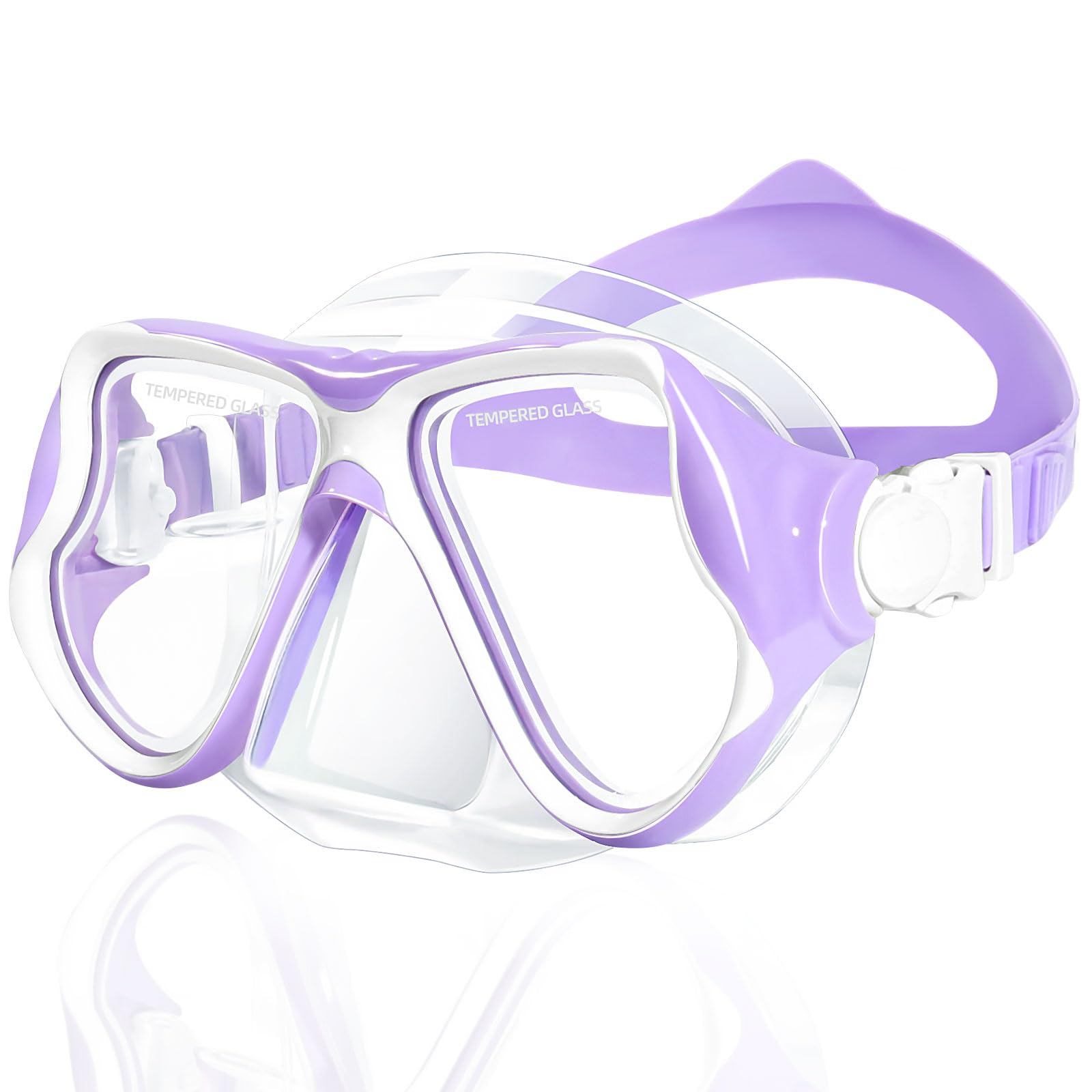 Freela Swimming Goggles Adult Swim Goggles with Nose Cover for Men Women Youth 180°Wide View Soft Silicone Skirt No Leak Open Water Pool Goggles Underwater Clear Scuba Snorkel Diving Mask for Beach
