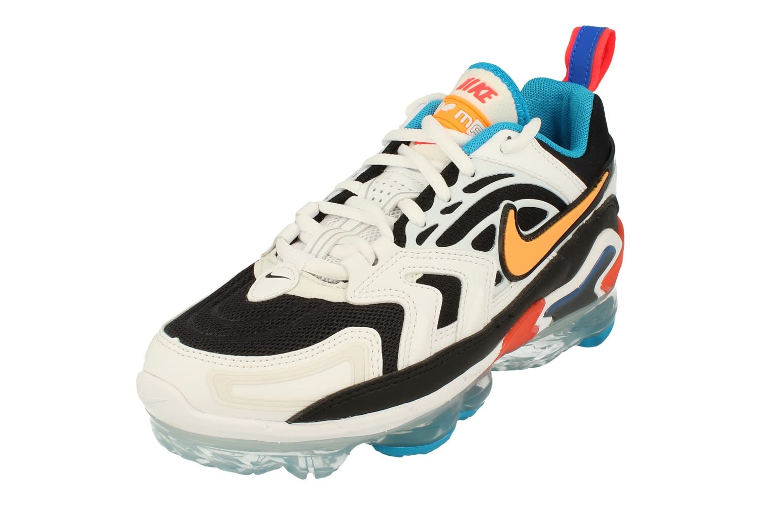 Nike Womens Air Vapormax EVO Running Trainers DC9992 Sneakers Shoes (UK 5 US 7.5 EU 38.5, Black Bright Citrus White 002)