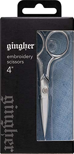 Gingher 8-Inch Knife Edge Dressmaker's Shears & Inc Classic 4" Embroidery Scissors