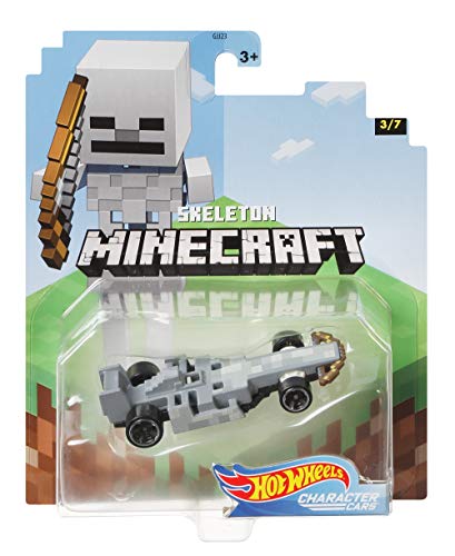Hot Wheels 2020 Minecraft Gaming 1/64 Character Cars -Skeleton Vehicle (3/7)