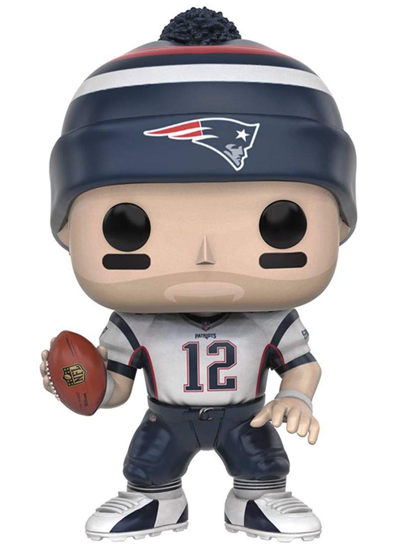 POP Football: Patriots - Wave 3 Tom Brady Funko Vinyl Figure (Bundled with Compatible Box Protector Case)