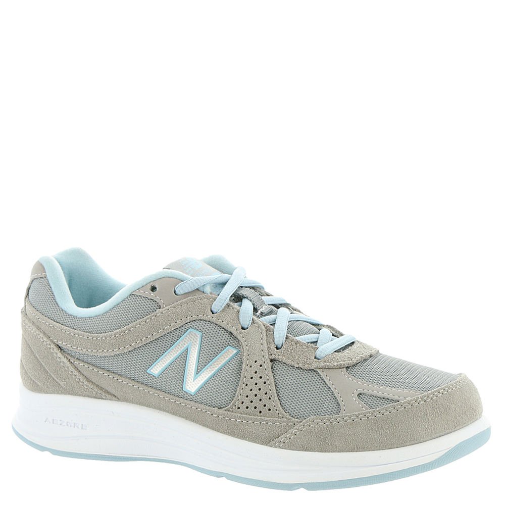 New Balance Women's 877 V1 Walking Shoe , Silver, 8.5