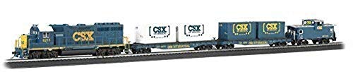 Bachmann Coastliner Train Set Metal/Plastic Multicolored 18 pc.