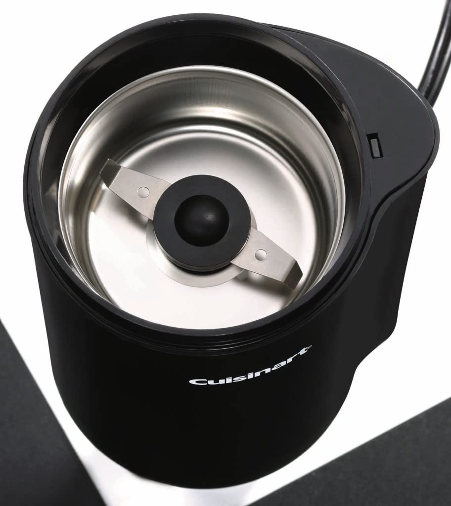 Cuisinart 1.7-Liter Stainless Steel Cordless Electric Kettle with 6 Preset Temperatures & DCG-20BKN Coffee Grinder1, Blade Grinder, BLACK