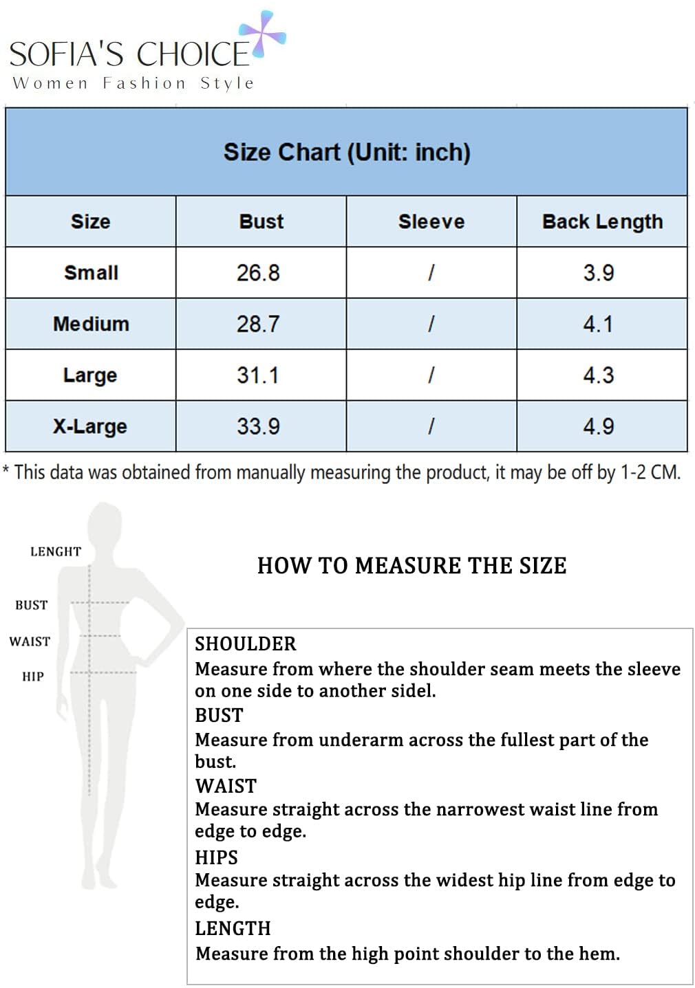 SOFIA'S CHOICE Women's Textured Deep V Neck Halter Tops Sexy Backless Sleeveless Crop Tank Top Cami White Small