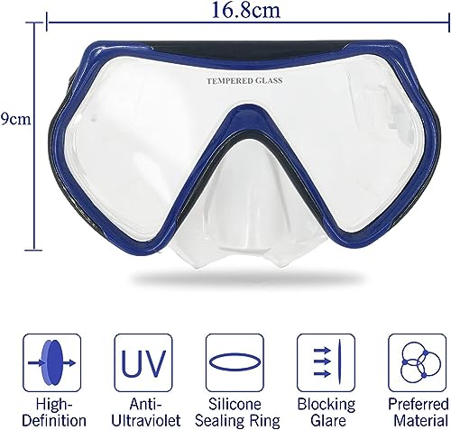 Qishi Silicone Swimming Goggles Anti-Water Anti-Fog for Adult